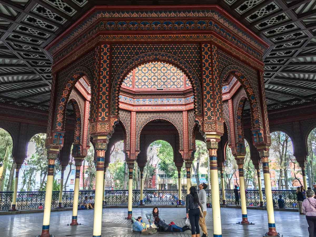 kiosco morisco best places to photo in mexico city - Brooklyn Tropicali