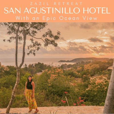 San Agustinillo Hotel with an Epic Ocean View: Beautiful Zazil Retreat