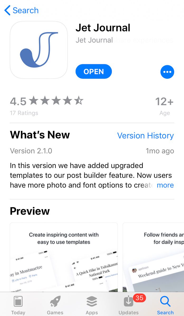 Best Creative Apps for Travel: Jet Journal Travel App for iPhone ...